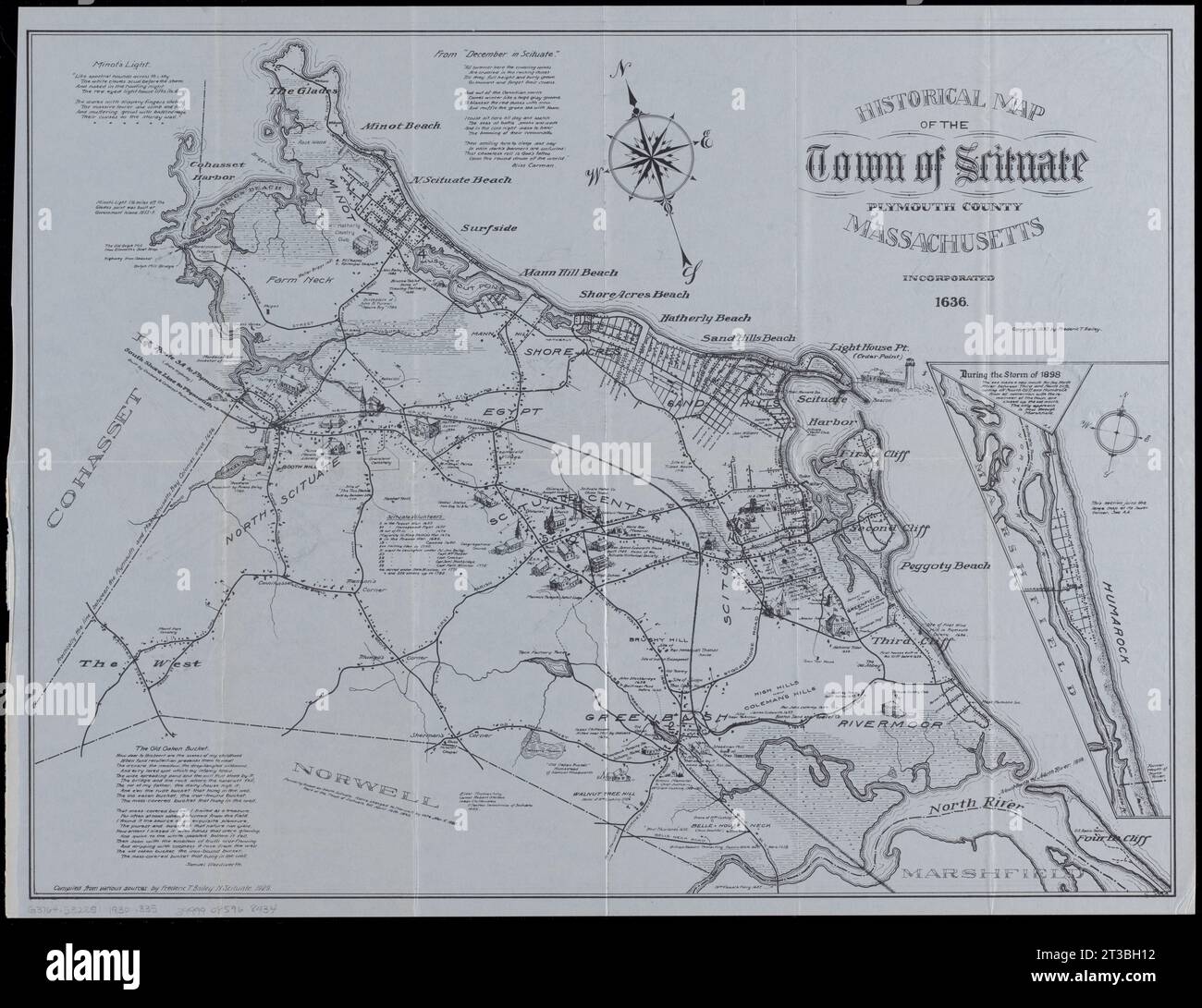 Map of scituate hi-res stock photography and images - Alamy