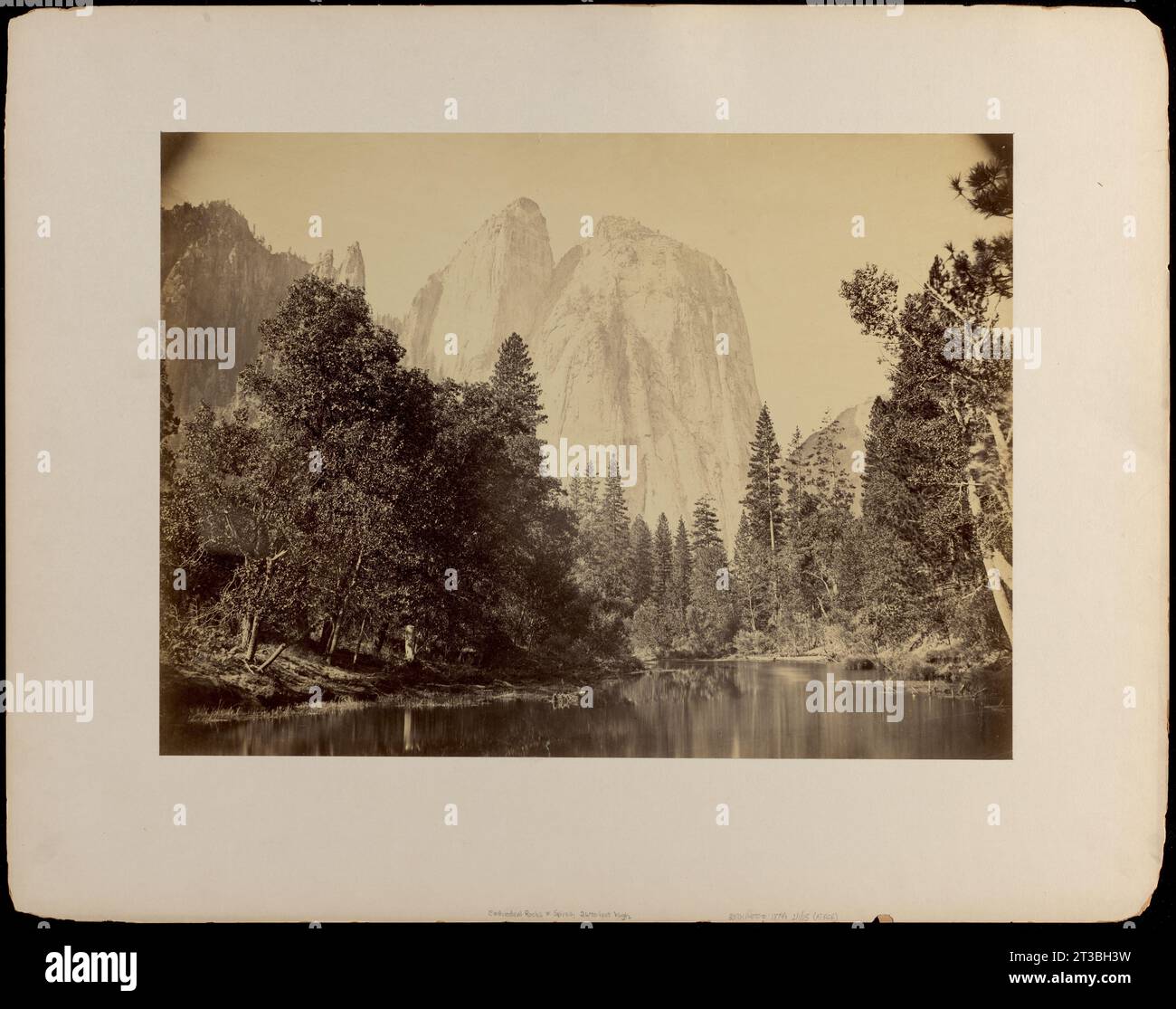 River view, Cathedral Rock, Yosemite Stock Photo - Alamy