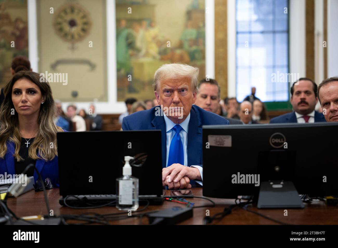 Former President Donald Trump attends his civil business fraud trial at ...