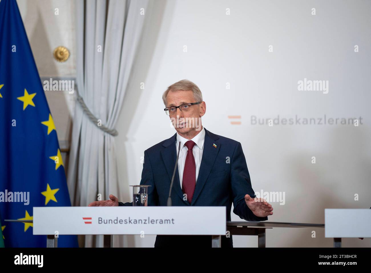 Wien, Österreich. 24 Oktober 2023. Offizieller Besuch des bulgarischen ...