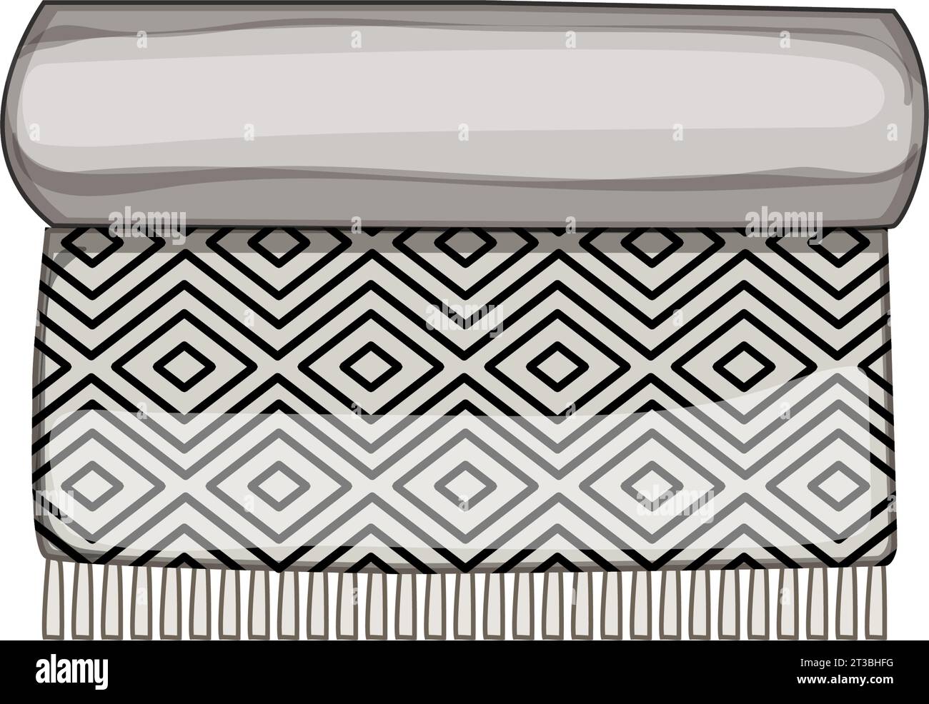 ethnic boho rug cartoon vector illustration Stock Vector Image & Art ...