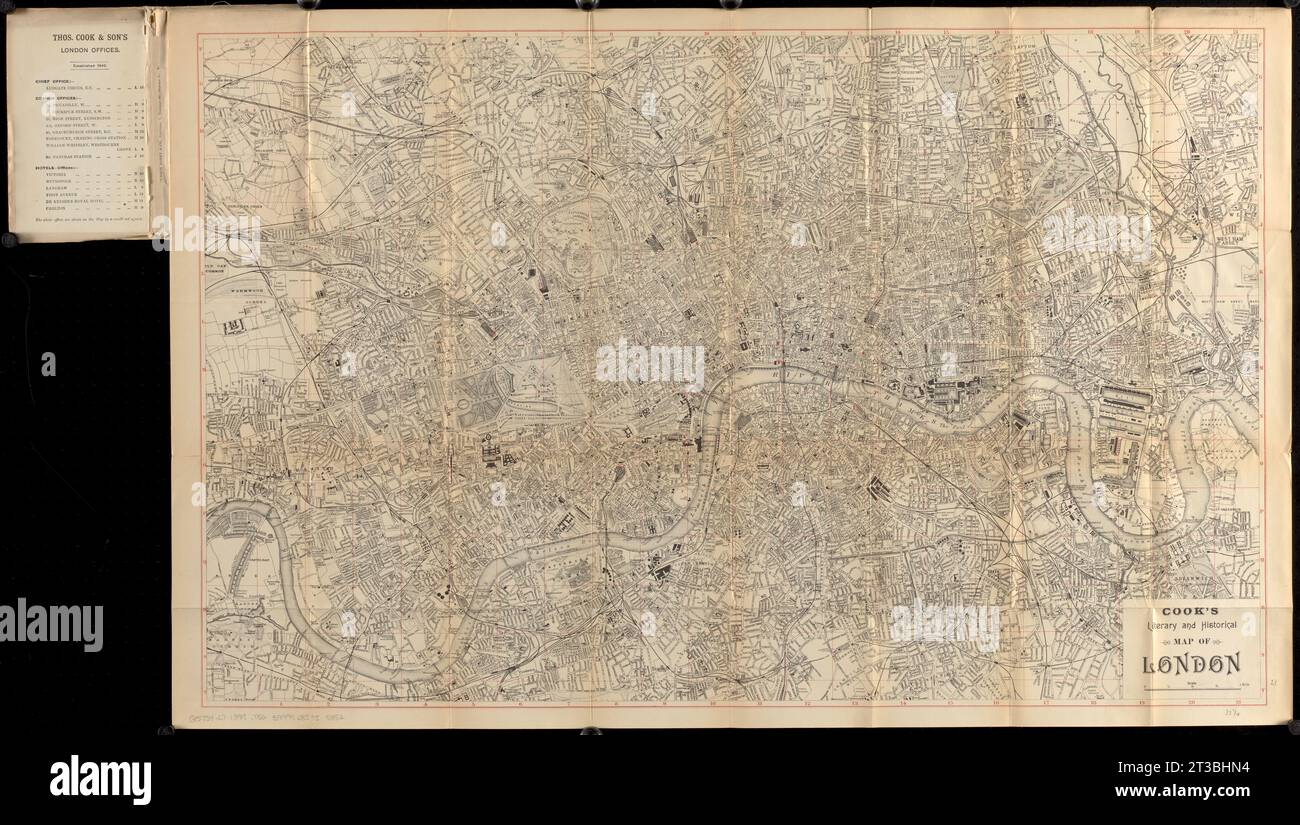 Literary london map hi-res stock photography and images - Alamy