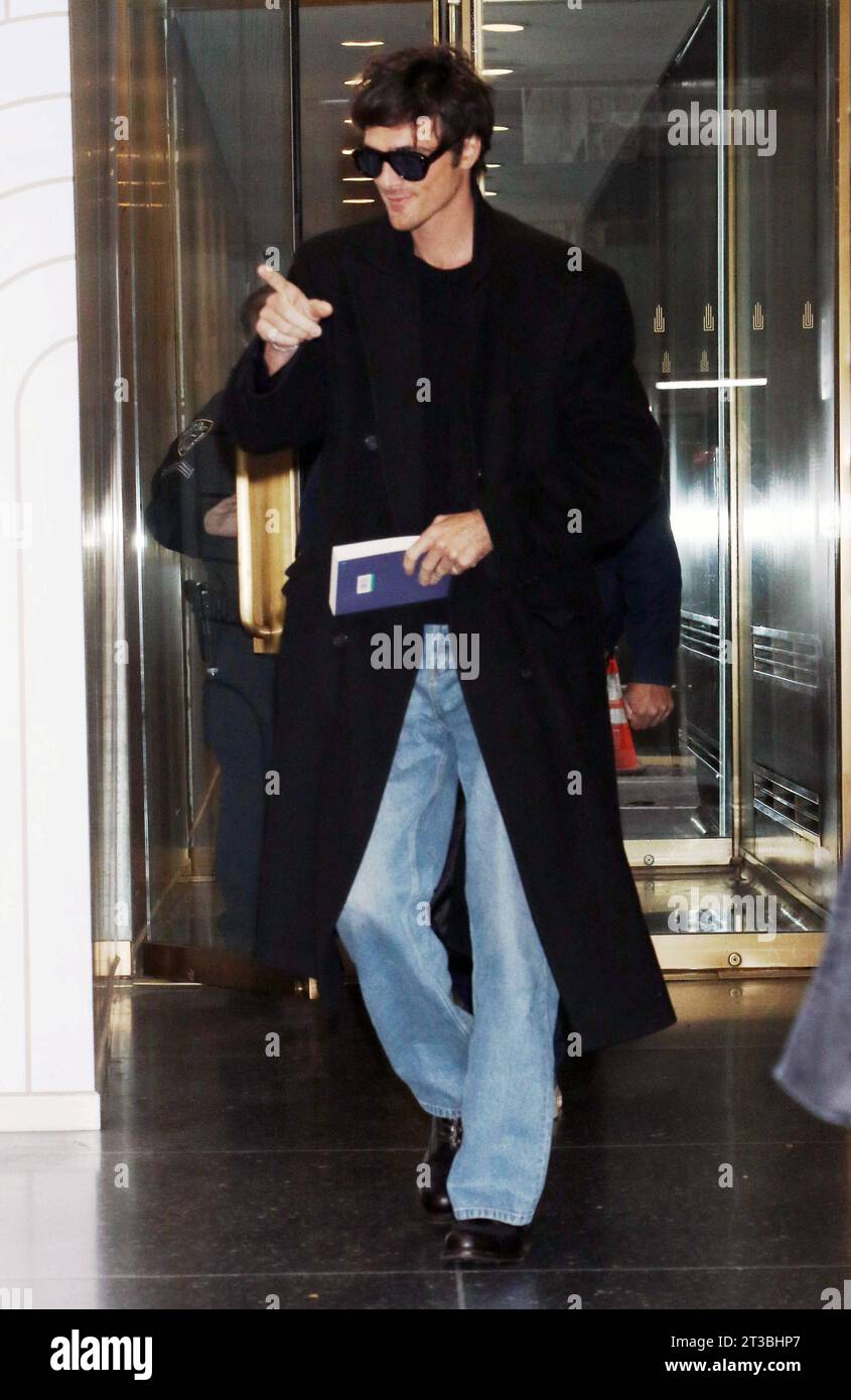 NEW YORK, NY- OCTOBER 24: Jacob Elordi seen at NBC s Today Show in New ...