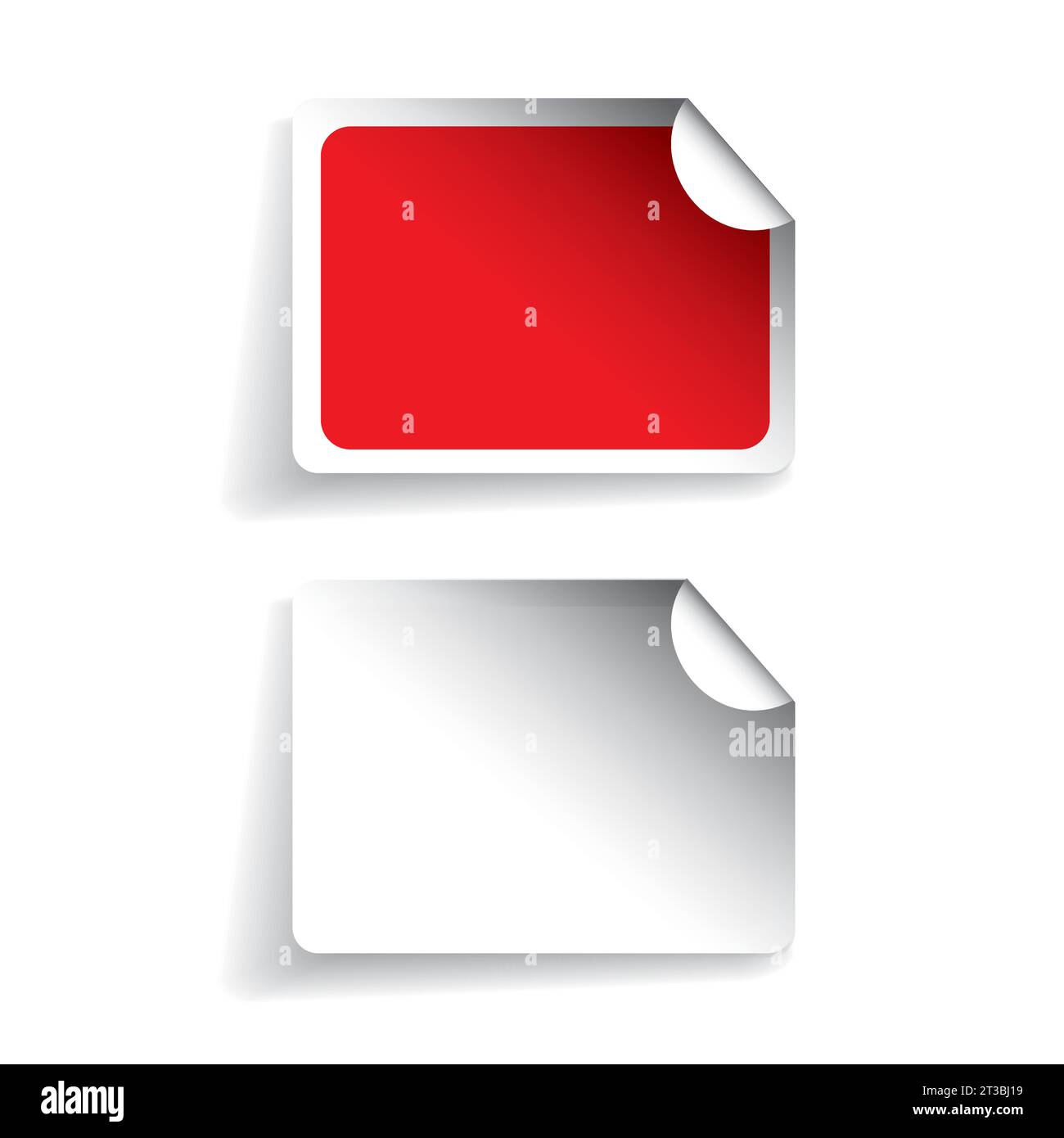 Blank labels or stickers vector Stock Vector Image & Art - Alamy