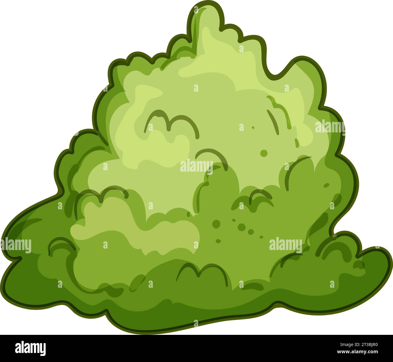 plant garden shrub cartoon vector illustration Stock Vector Image & Art ...
