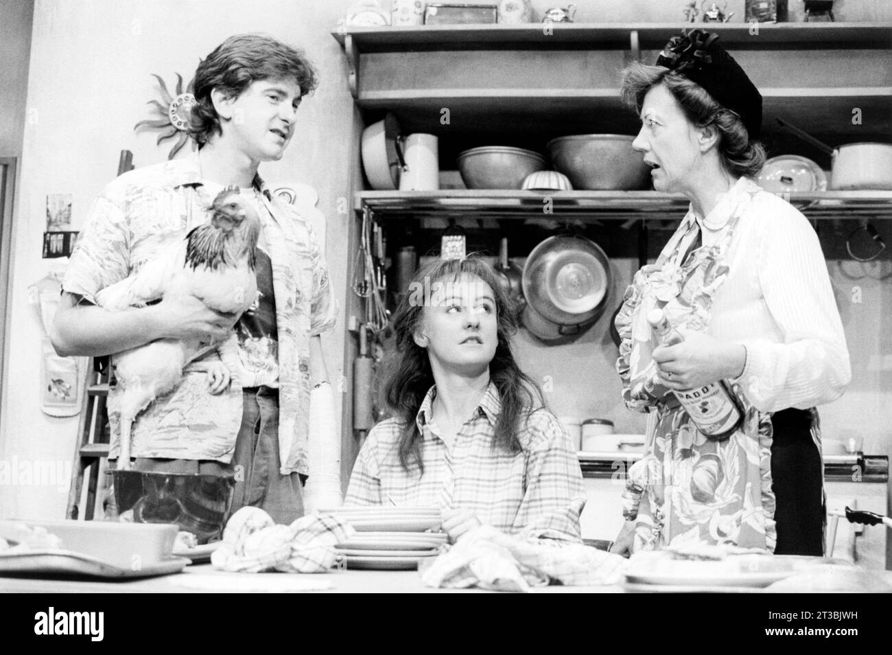 l-r: Chris Jury (Sean O’Shaugnessy), Kate Lock (Teresa O’Shaugnessy ...