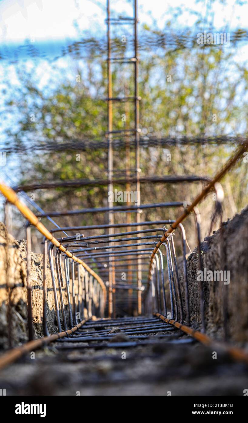 metal wire for the construction of the building Stock Photo - Alamy