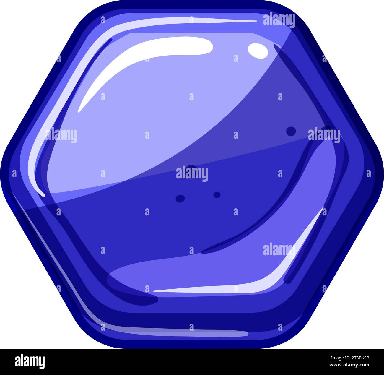 element glass button cartoon vector illustration Stock Vector Image ...