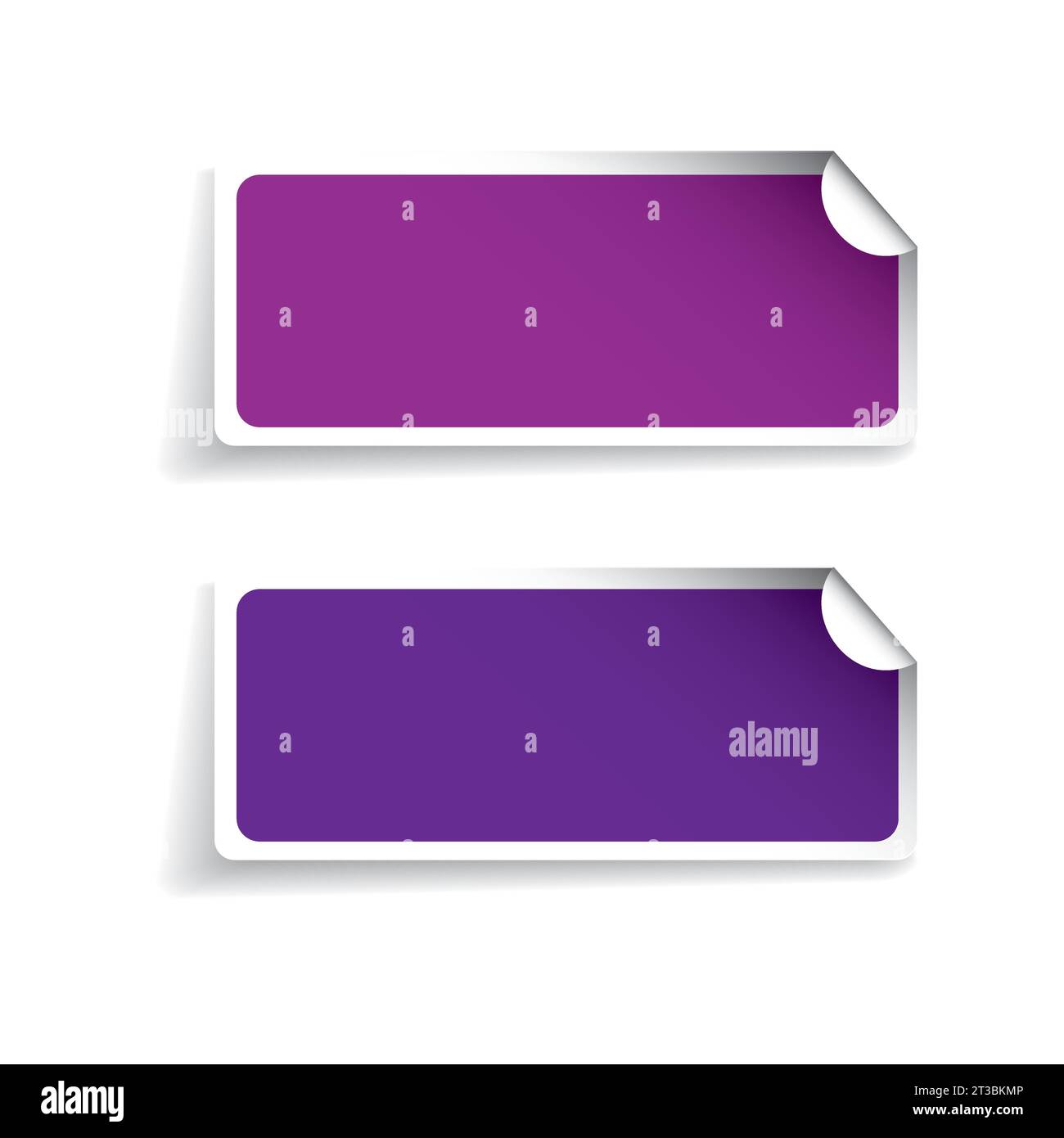 vector blank stickers Stock Vector Image & Art - Alamy