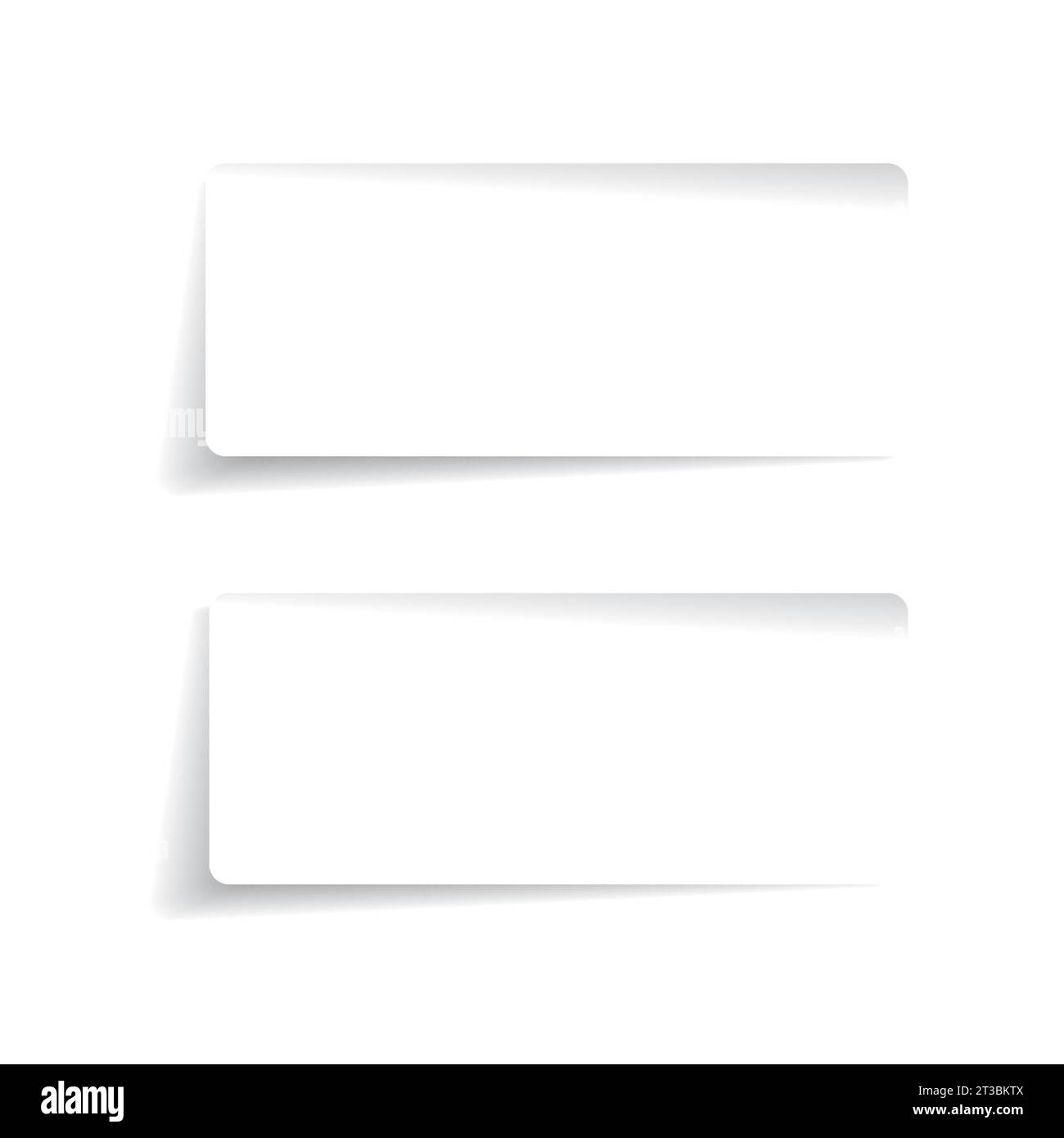 vector blank stickers Stock Vector Image & Art - Alamy
