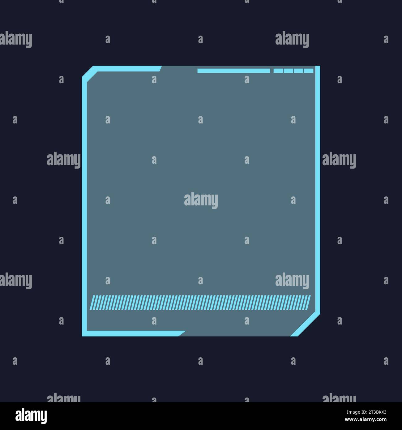 future hud frame cartoon vector illustration Stock Vector Image & Art ...