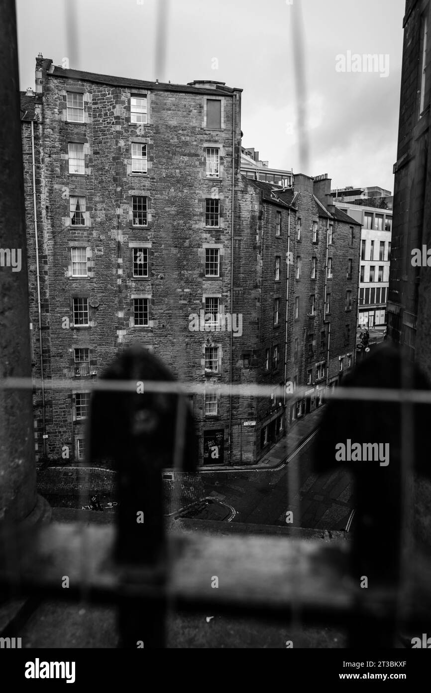 Edinburgh house Black and White Stock Photos & Images - Alamy