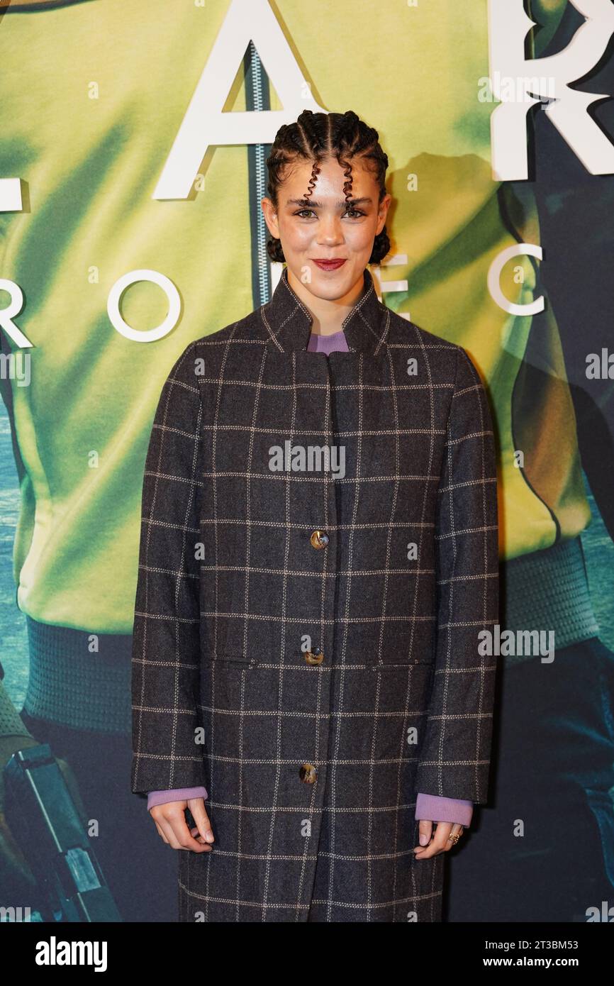 Safia Oakley-Green attends the UK premiere of season two of The Lazarus ...