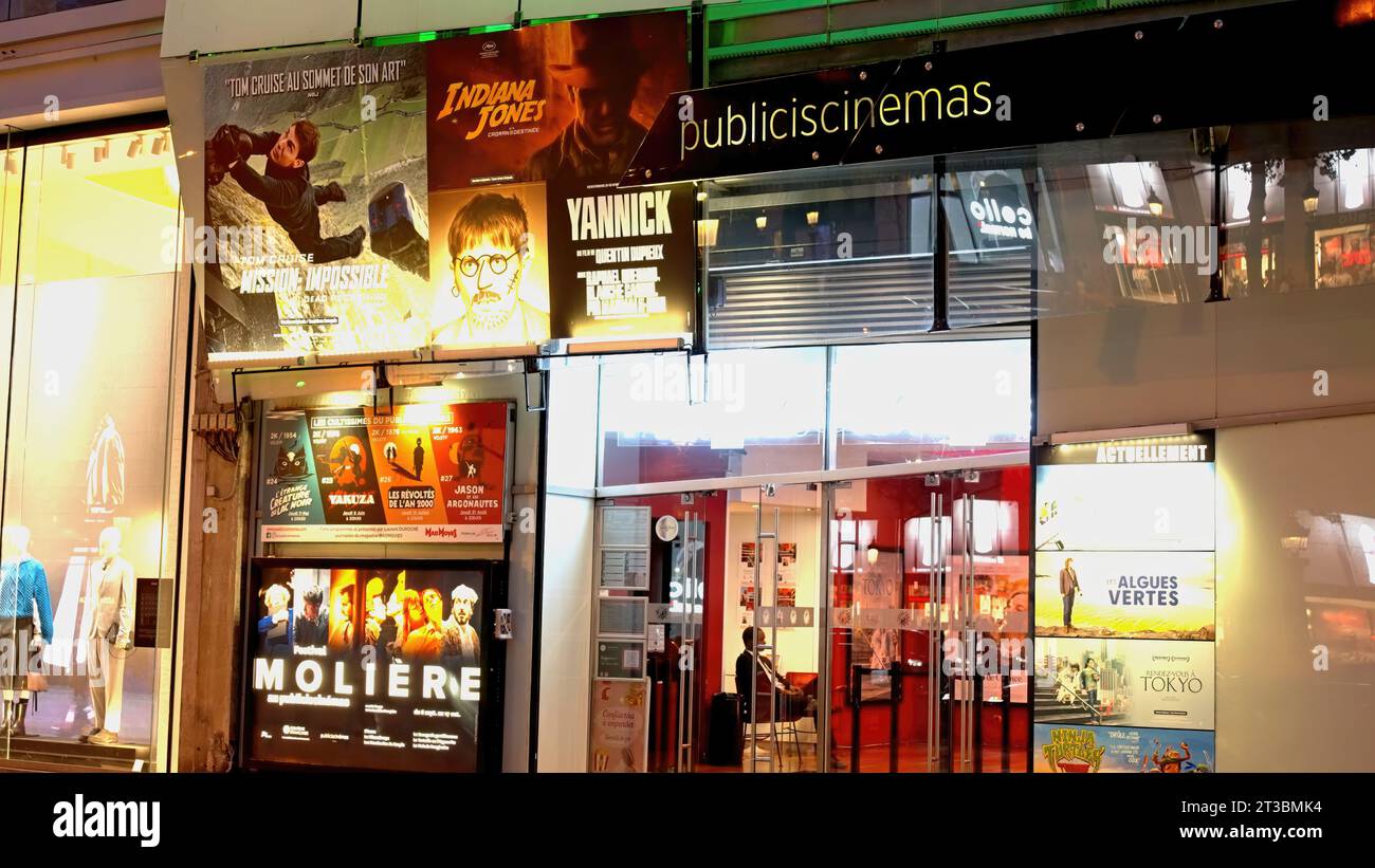 Publicis paris night hi-res stock photography and images - Alamy