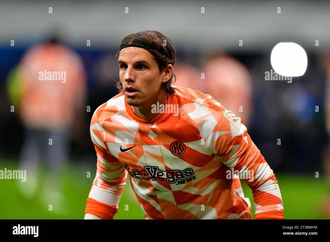 Milano, Italy. 24th Oct, 2023. Goalkeeper Yann Sommer of Inter is ...