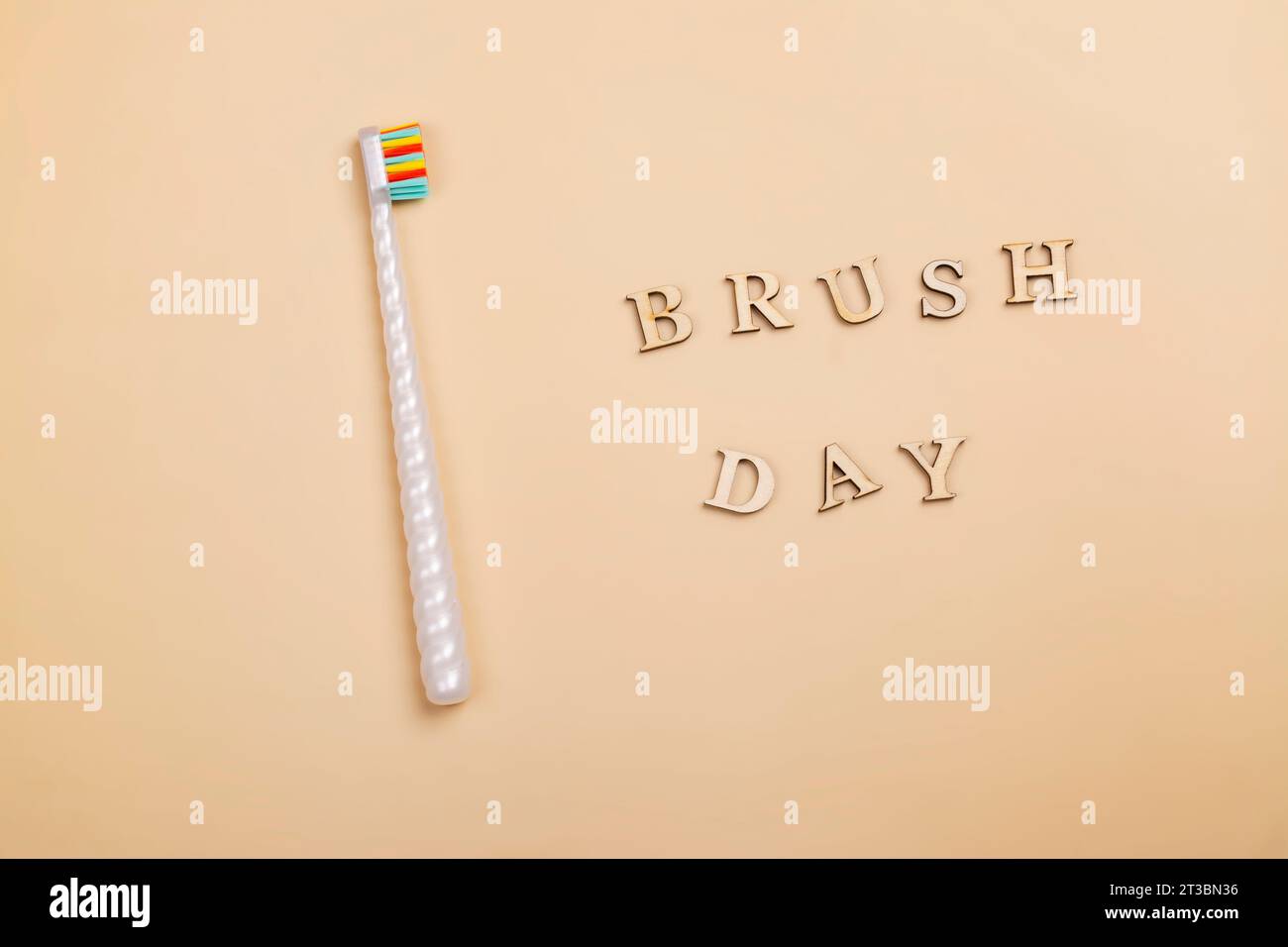 World Tooth Brush Day - 1st November Stock Photo - Alamy