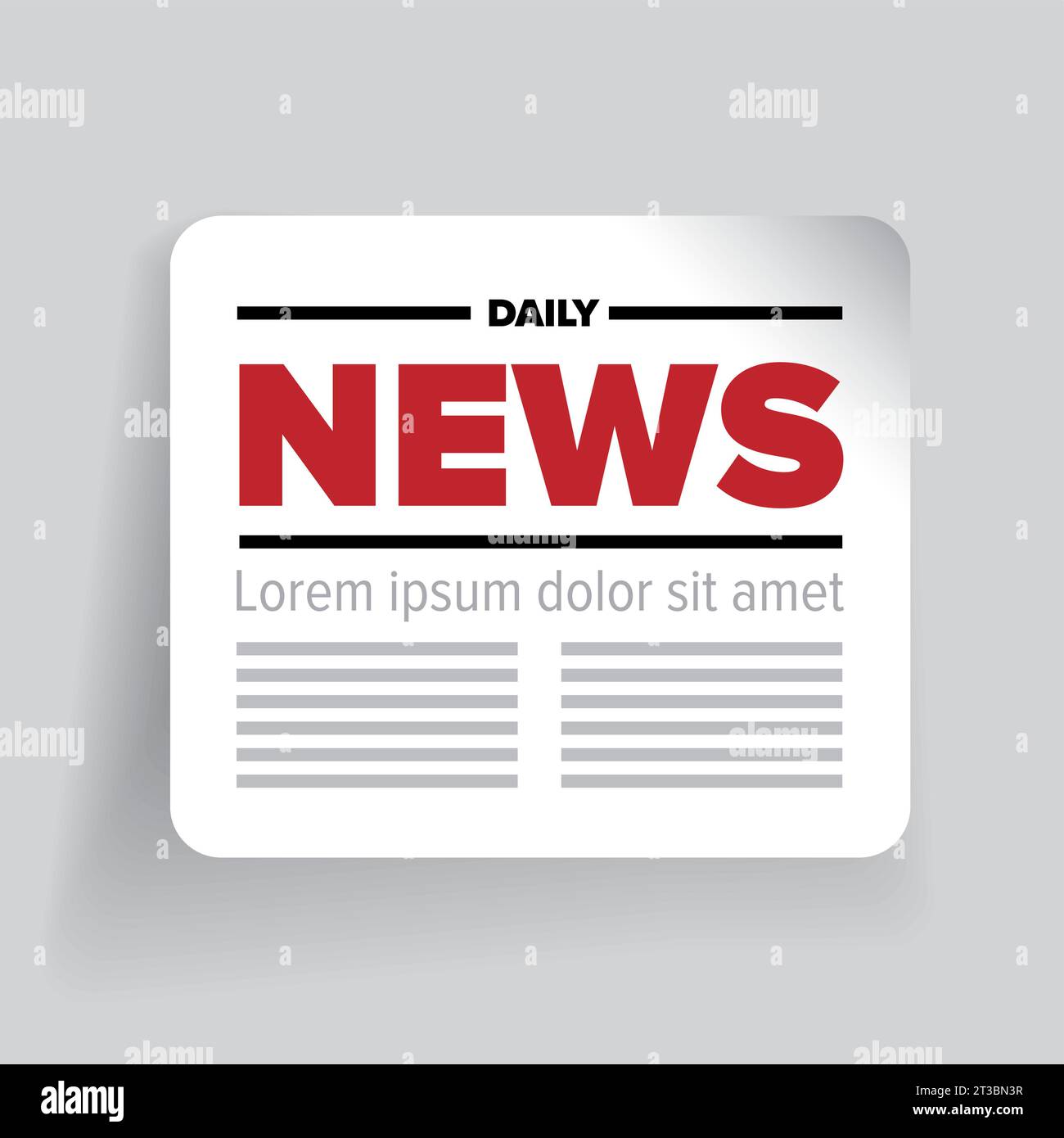 News icon label vector Stock Vector Image & Art - Alamy