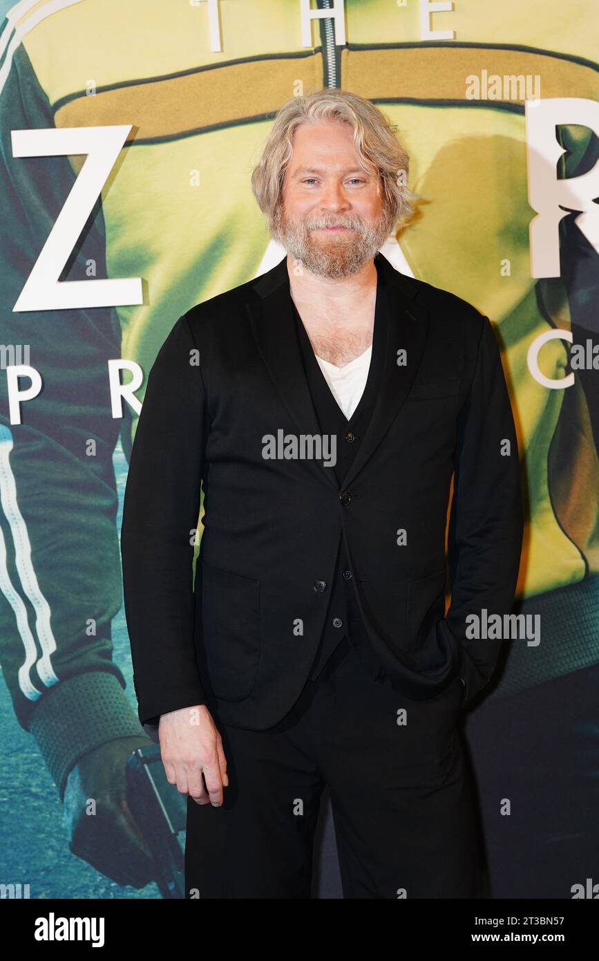 Lukas Loughran attends the UK premiere of season two of The Lazarus ...