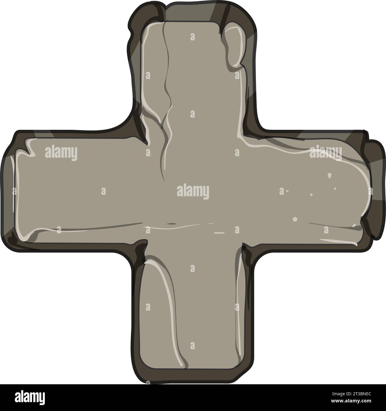 ui stone button cartoon vector illustration Stock Vector Image & Art ...