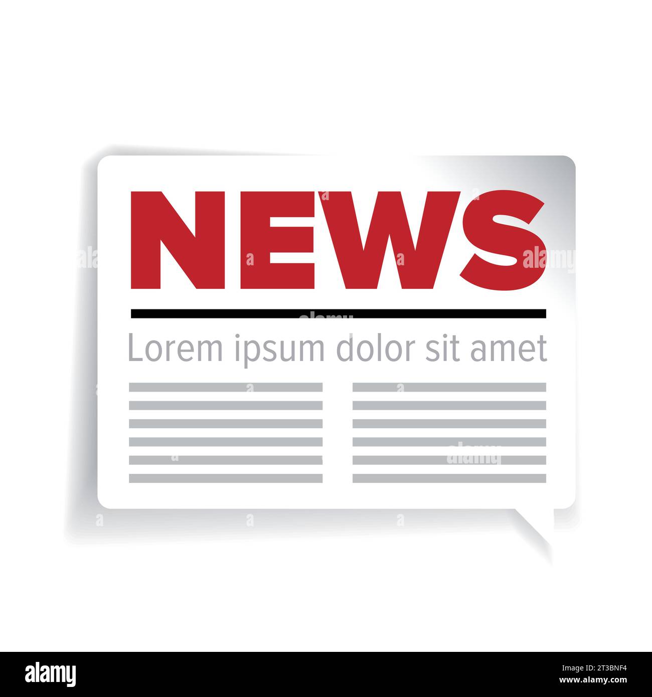 News icon label vector Stock Vector Image & Art - Alamy