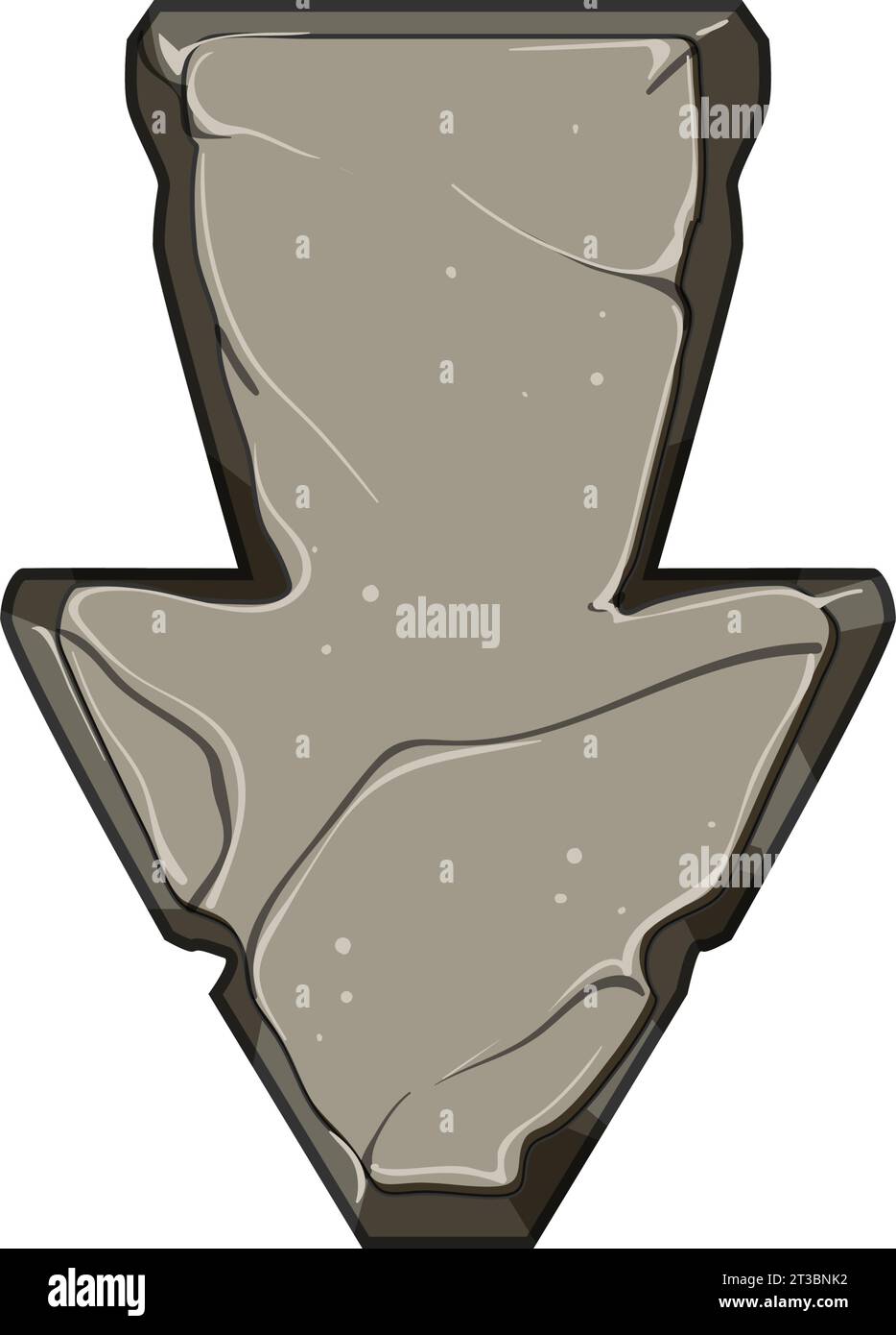 frame stone button cartoon vector illustration Stock Vector Image & Art ...