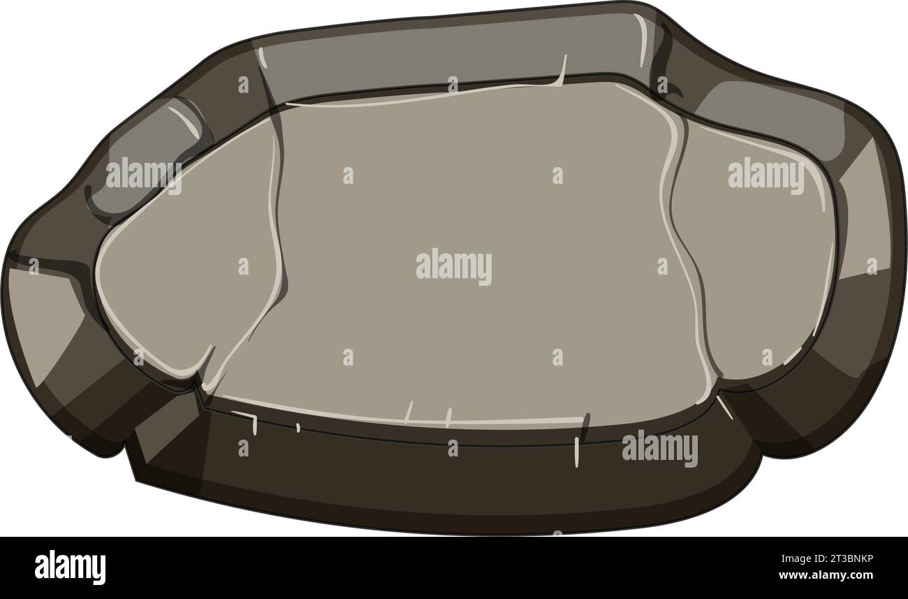 texture stone button cartoon vector illustration Stock Vector Image ...