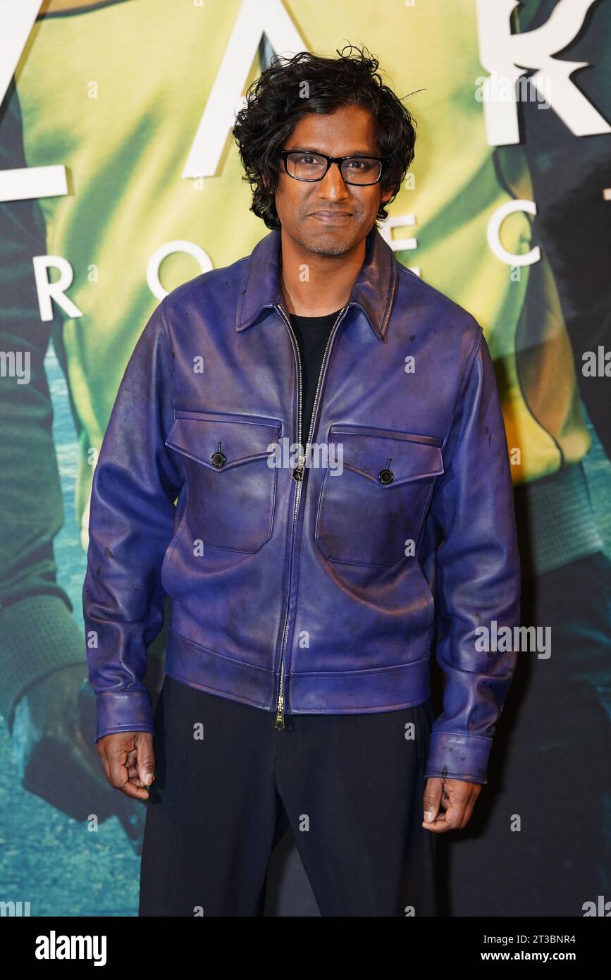 Rudi Dharmalingam attends the UK premiere of season two of The Lazarus ...