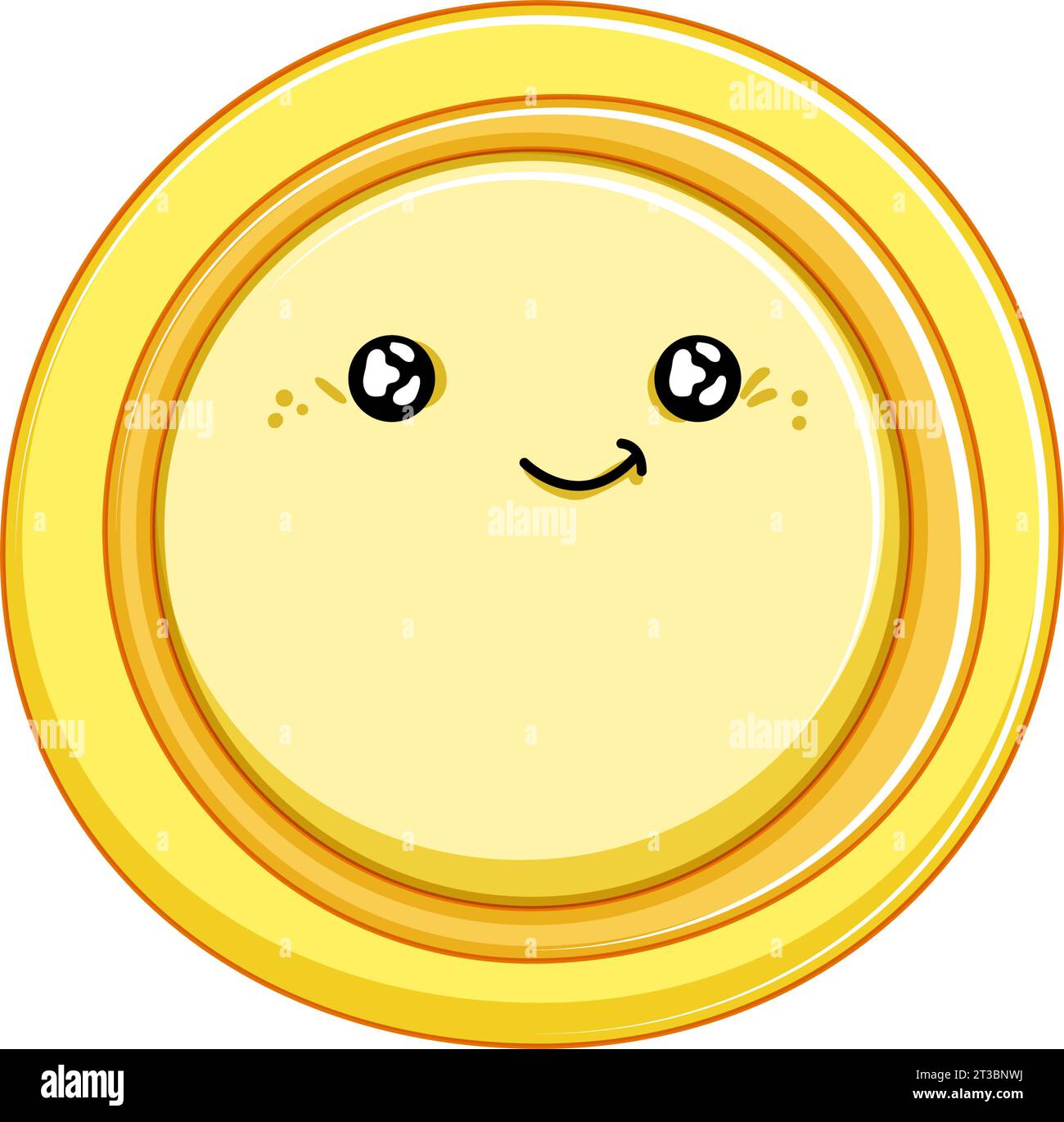 vintage sun character cartoon vector illustration Stock Vector Image ...