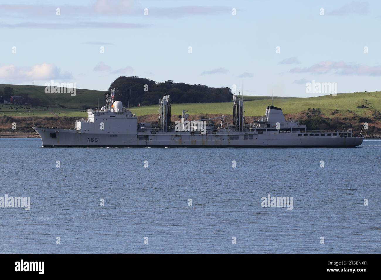 FS Somme (A631), a Durance-class replenishment oiler operated by the ...