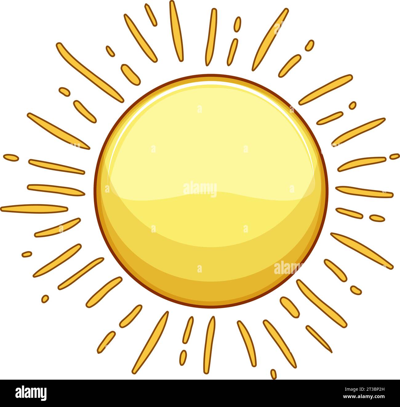 symbol sun cartoon vector illustration Stock Vector Image & Art - Alamy