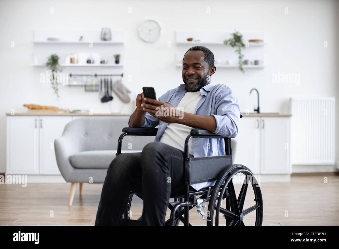 African american man disability resting hi-res stock photography and ...