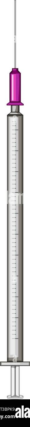 medical syringe cartoon vector illustration Stock Vector Image & Art ...