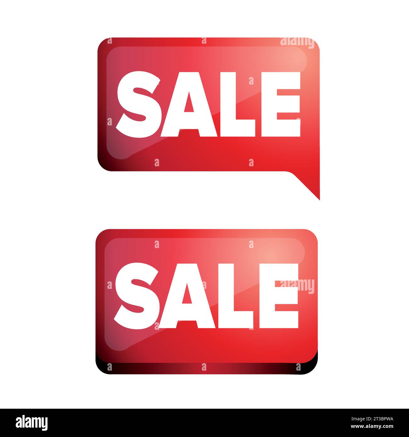 Sale button red vector Stock Vector Image & Art - Alamy