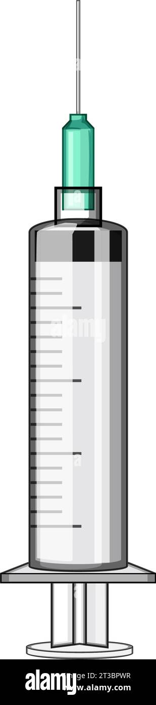 pharmacy syringe cartoon vector illustration Stock Vector Image & Art ...