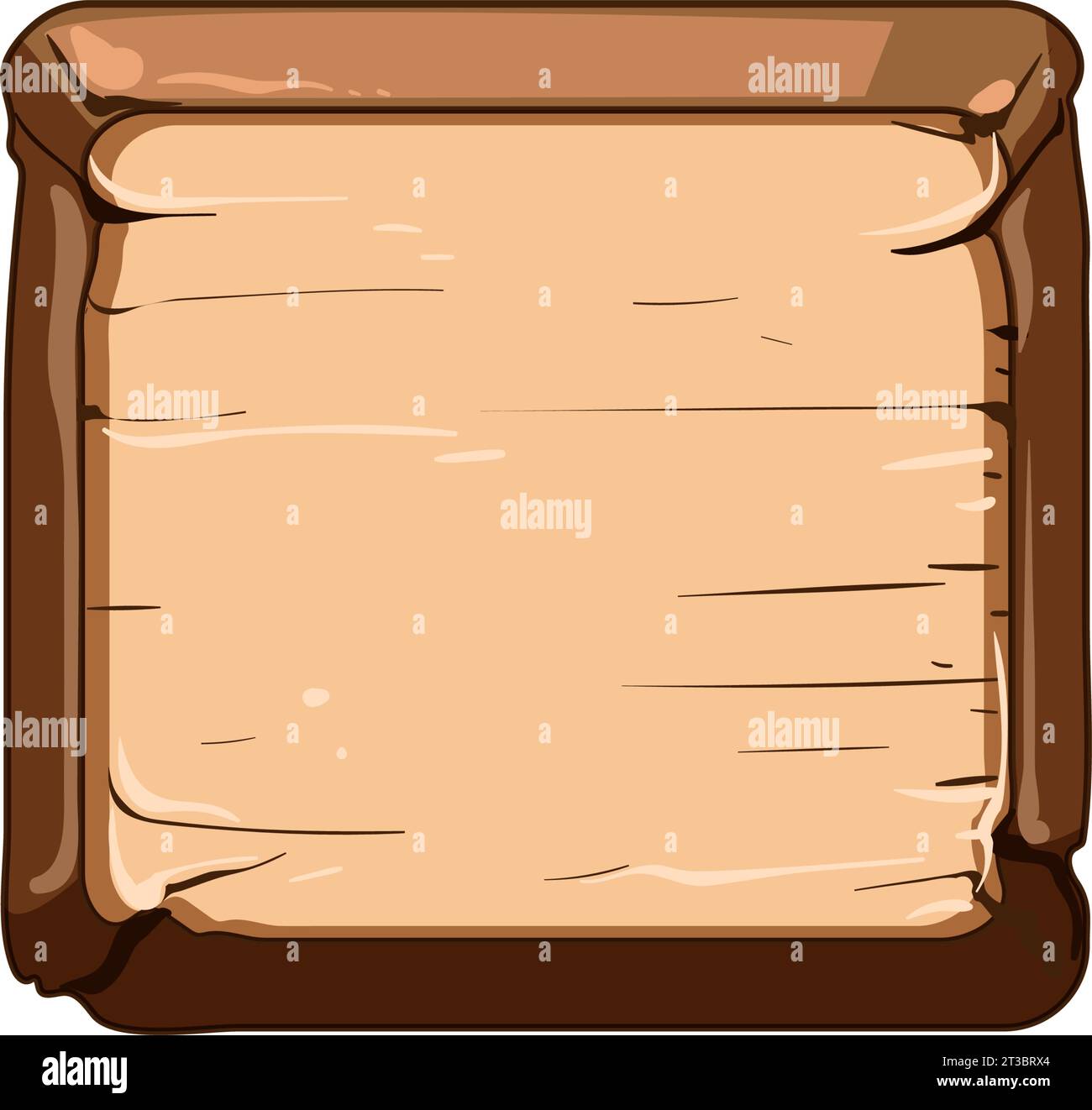 Wooden button game menu Cut Out Stock Images & Pictures - Alamy