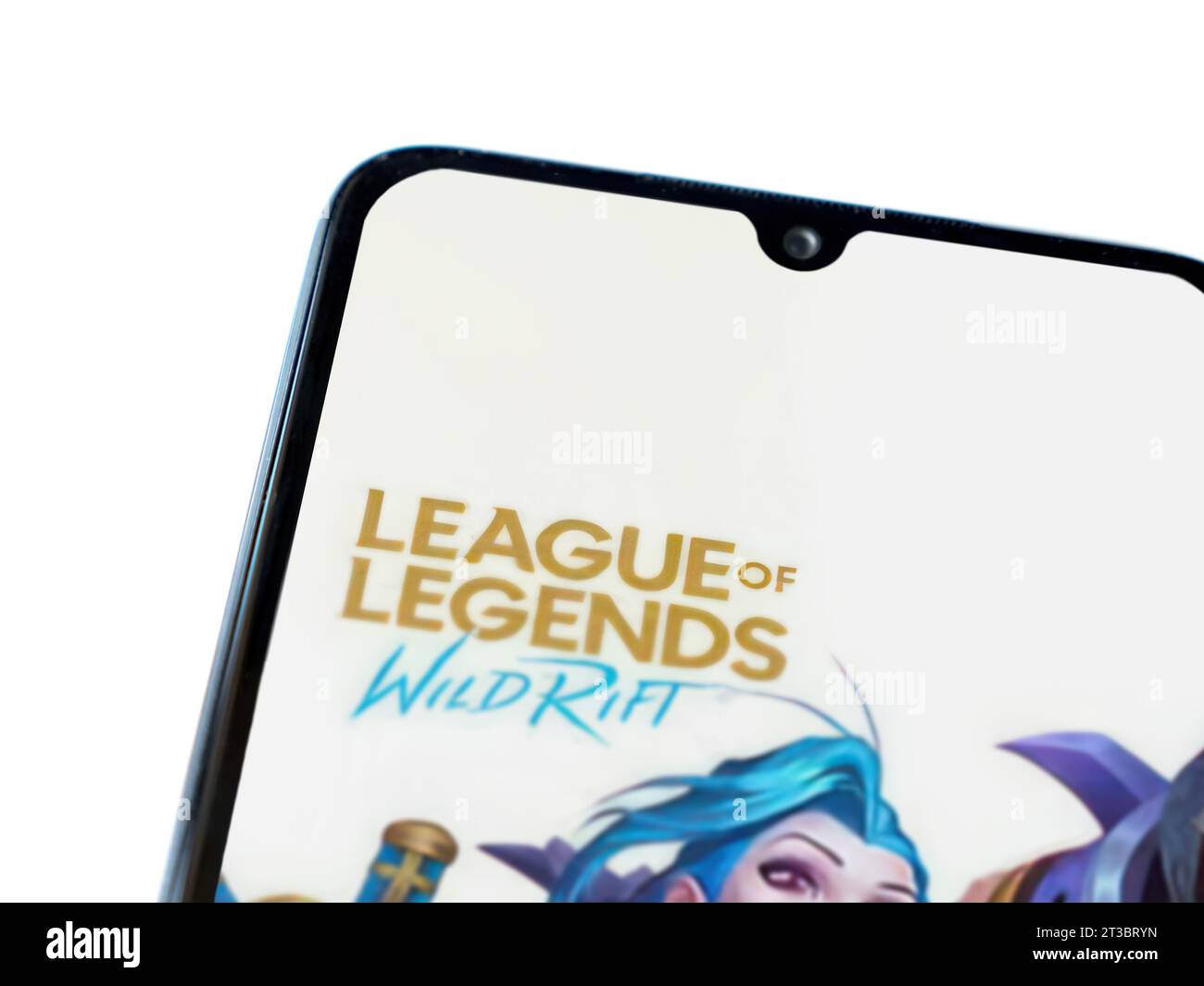 Lod, Israel - July 16,2023: League of Legends - Wild Rift app launch ...