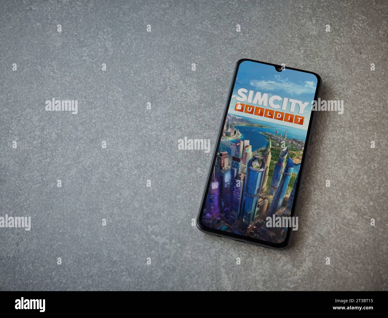 Lod, Israel - July 16,2023: SimCity BuildIt app launch screen on ...