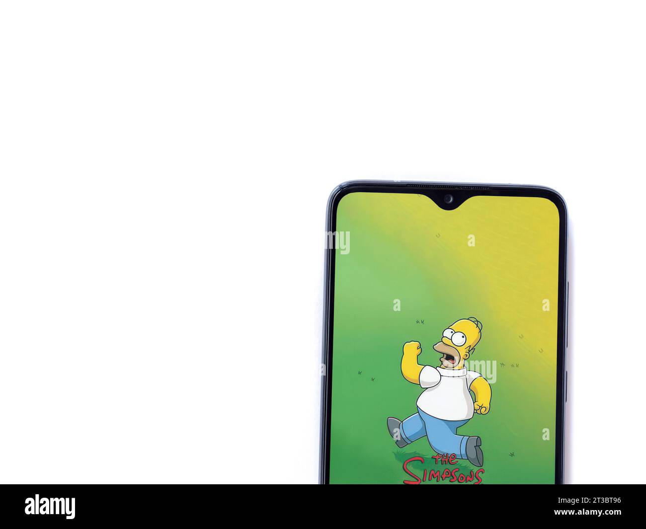 Lod, Israel - July 16,2023: The Simpsons Tapped Out app launch screen ...