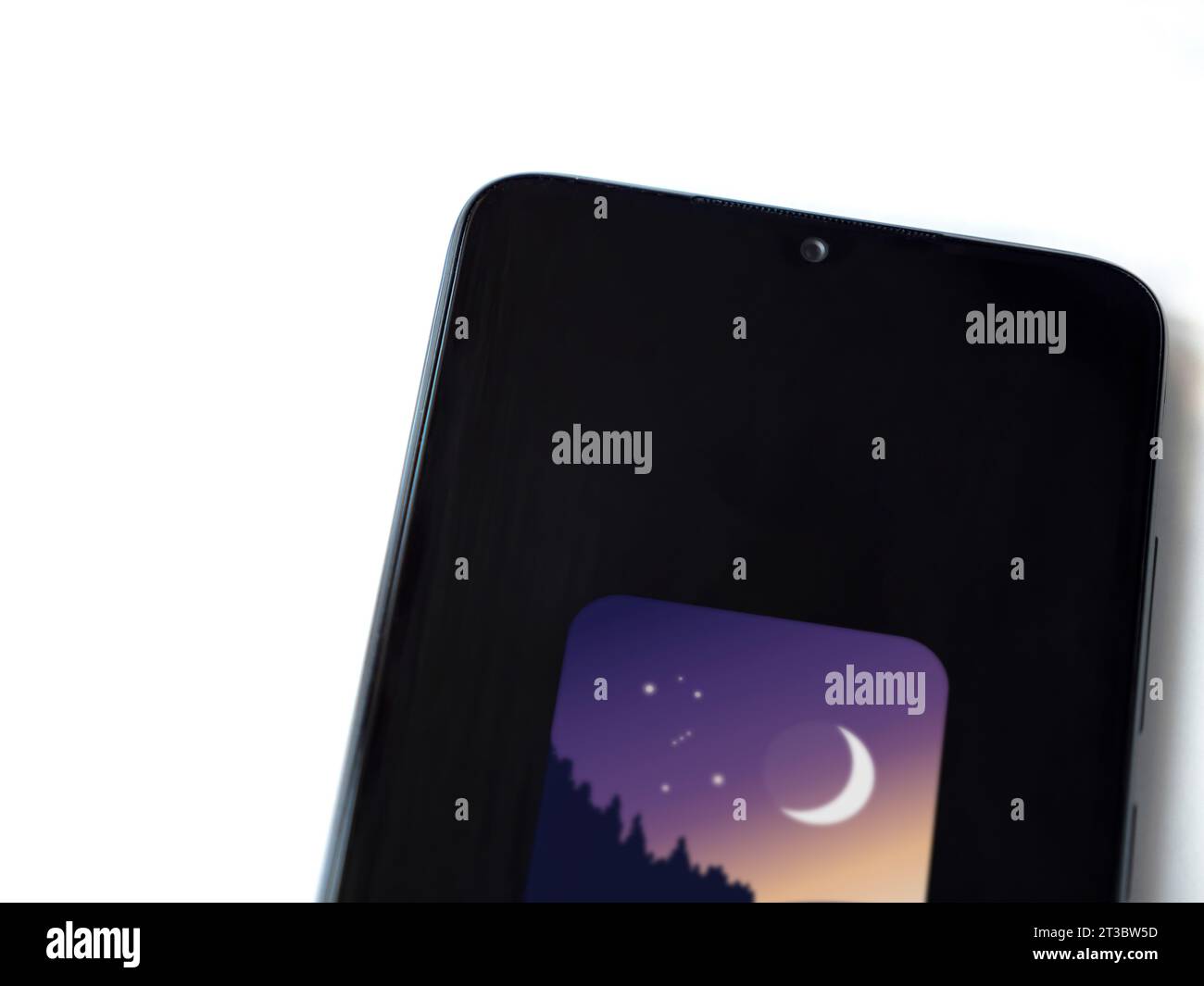 Lod, Israel - July 16,2023: Stellarium - Star Map app launch screen on ...