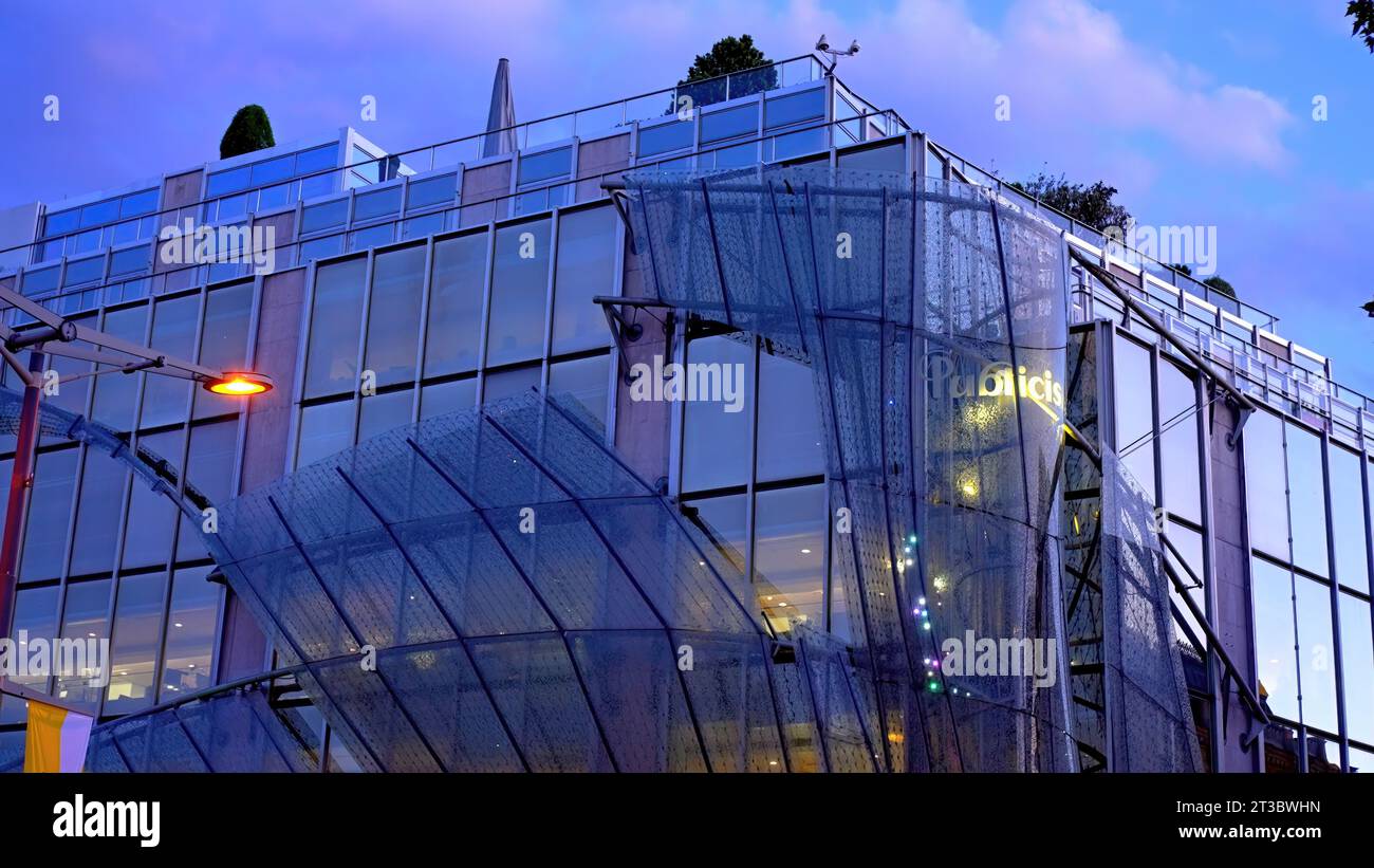 Publicis Group building in Paris located on Champs-Elysee Avenue - CITY ...