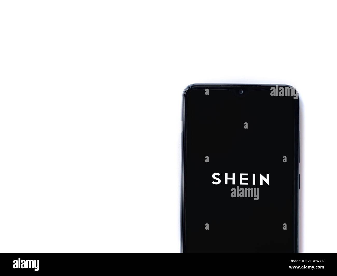 Lod, Israel - July 16,2023: Shein app launch screen on smartphone on ...