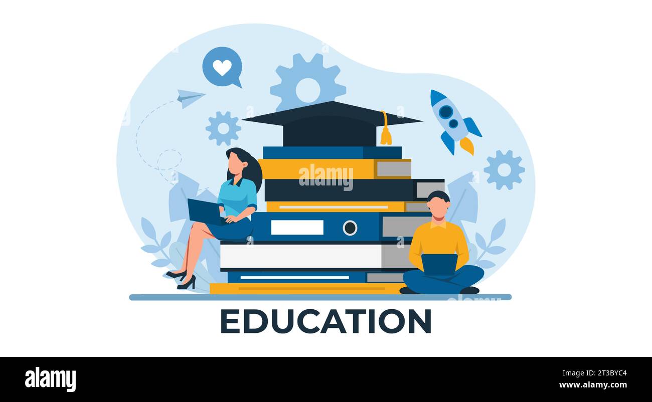 Computer science graduate woman cartoon hi-res stock photography and ...