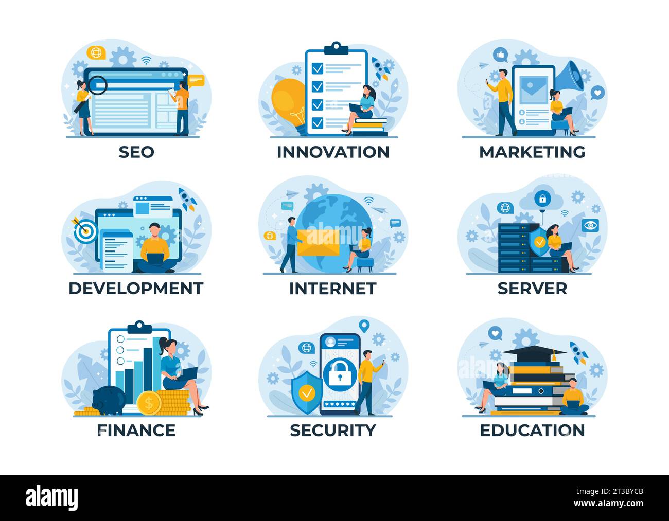 Creativity communication Stock Vector Images - Alamy