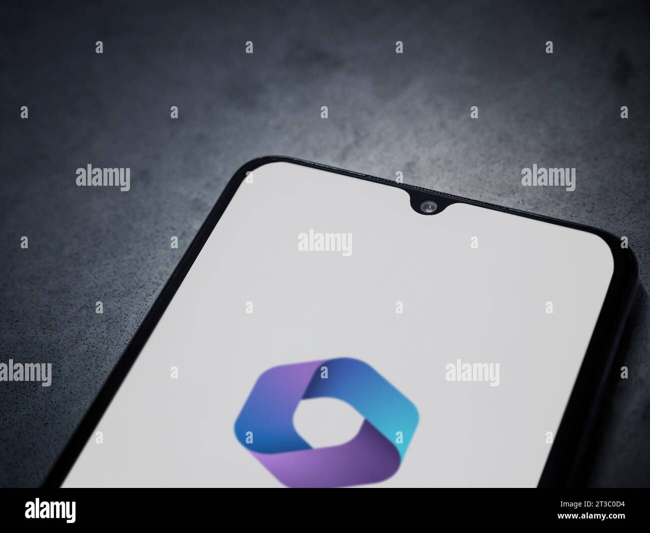Lod, Israel - July 16,2023: Microsoft 360 app launch screen on ...