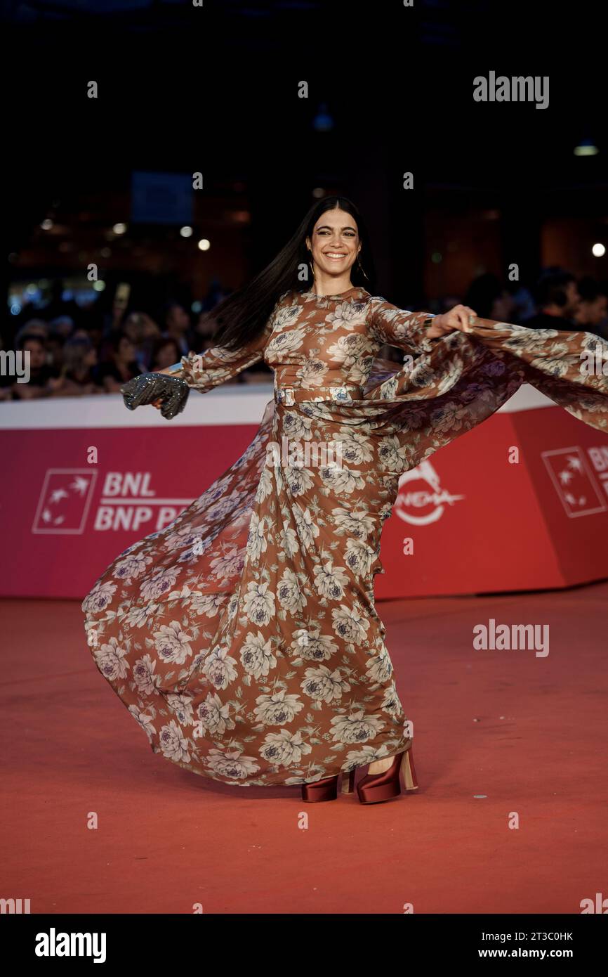 ROME, ITALY - OCTOBER 23: Ester Pantano attends a red carpet for the ...