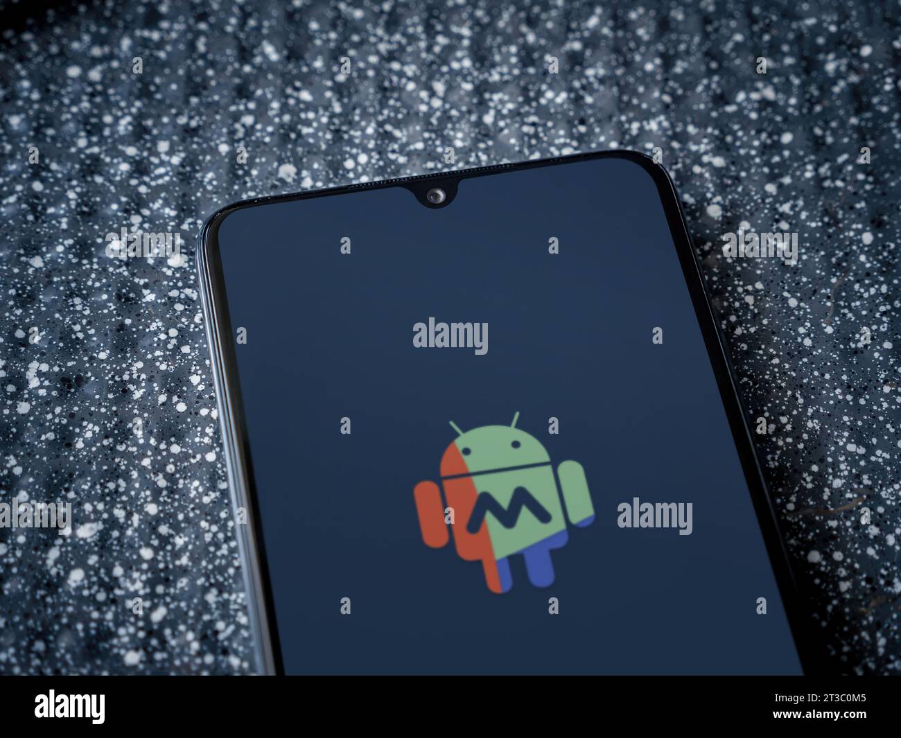 Lod, Israel - July 16,2023: MacroDroid app launch screen on smartphone ...