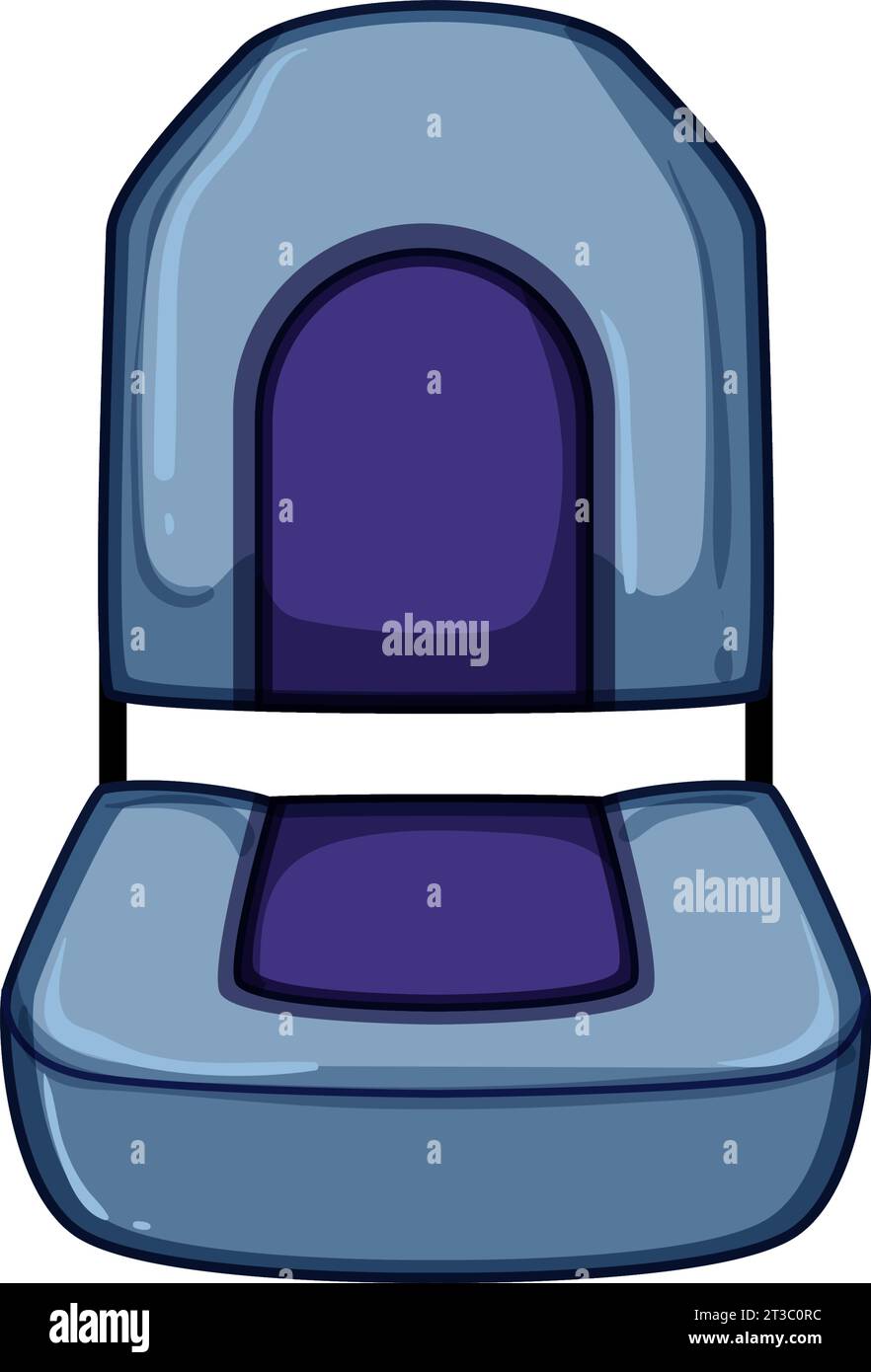 luxury boat seats cartoon vector illustration Stock Vector Image & Art ...