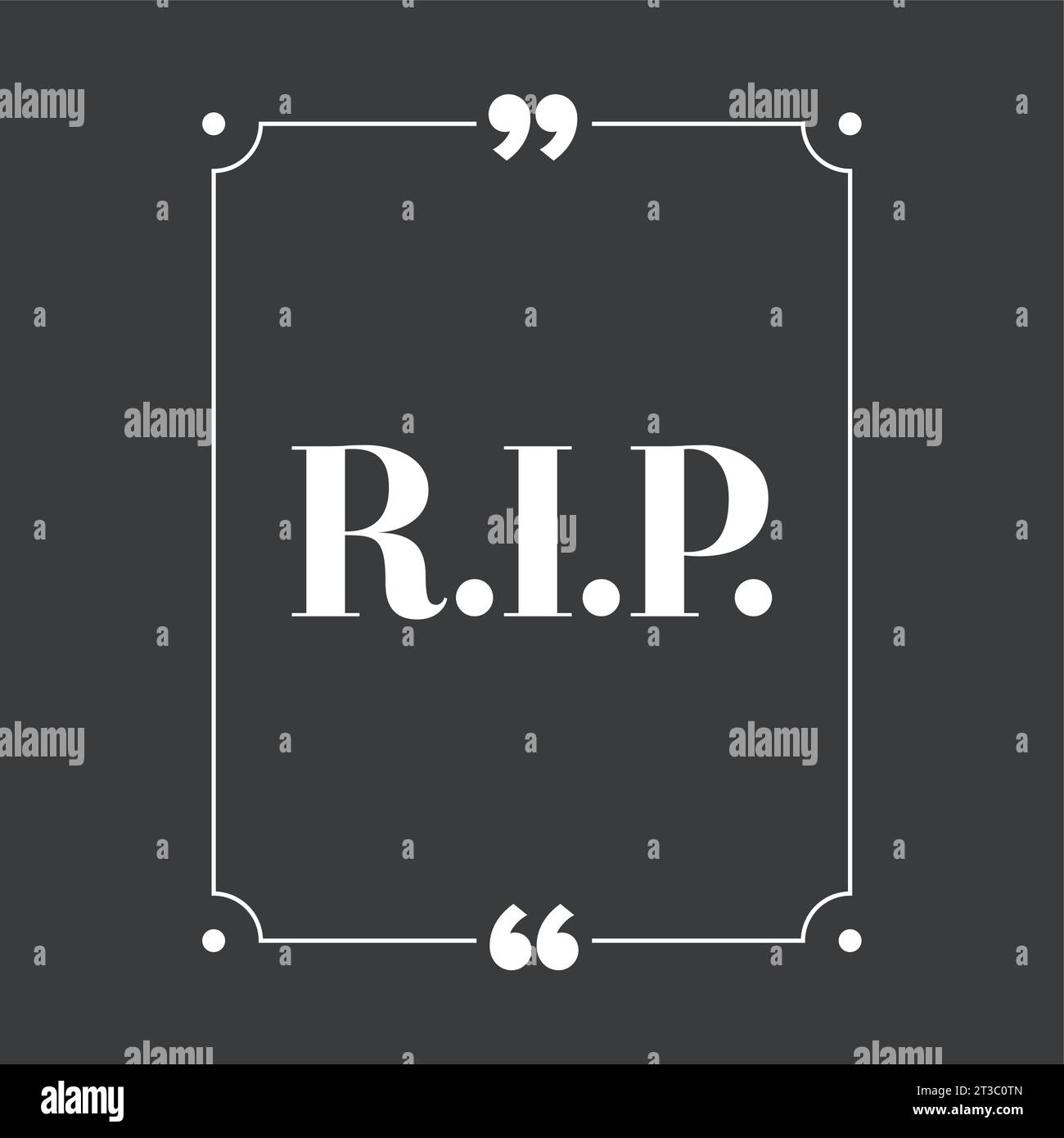 R.I.P. Rest in peace vector Stock Vector Image & Art - Alamy