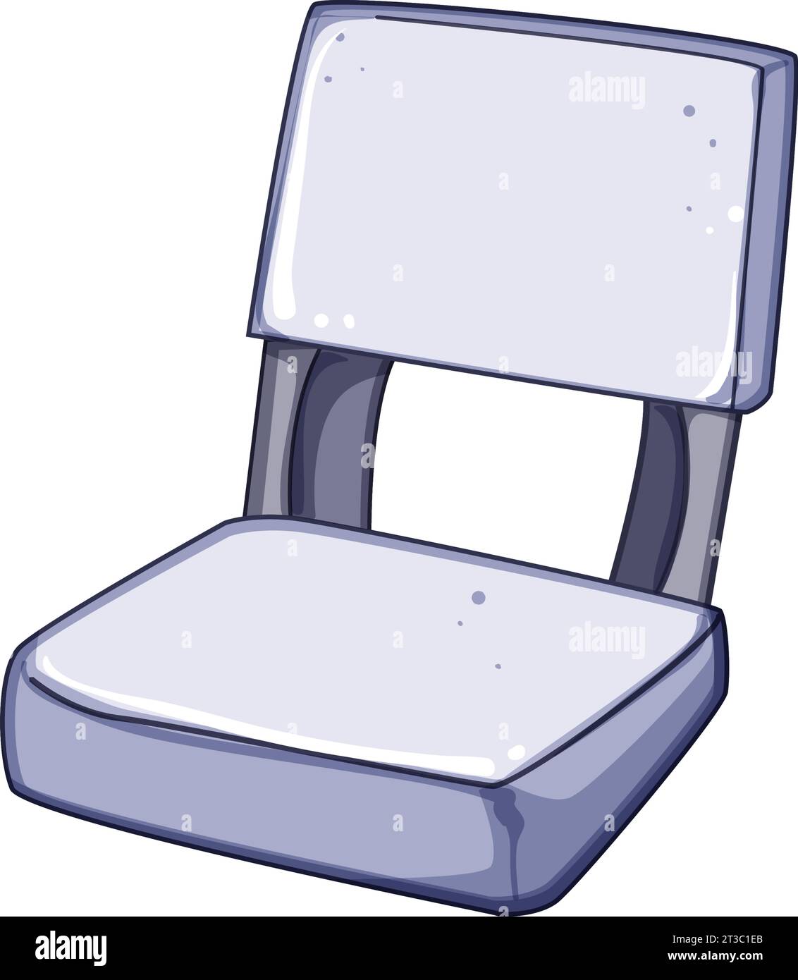 transport boat seats cartoon vector illustration Stock Vector Image ...