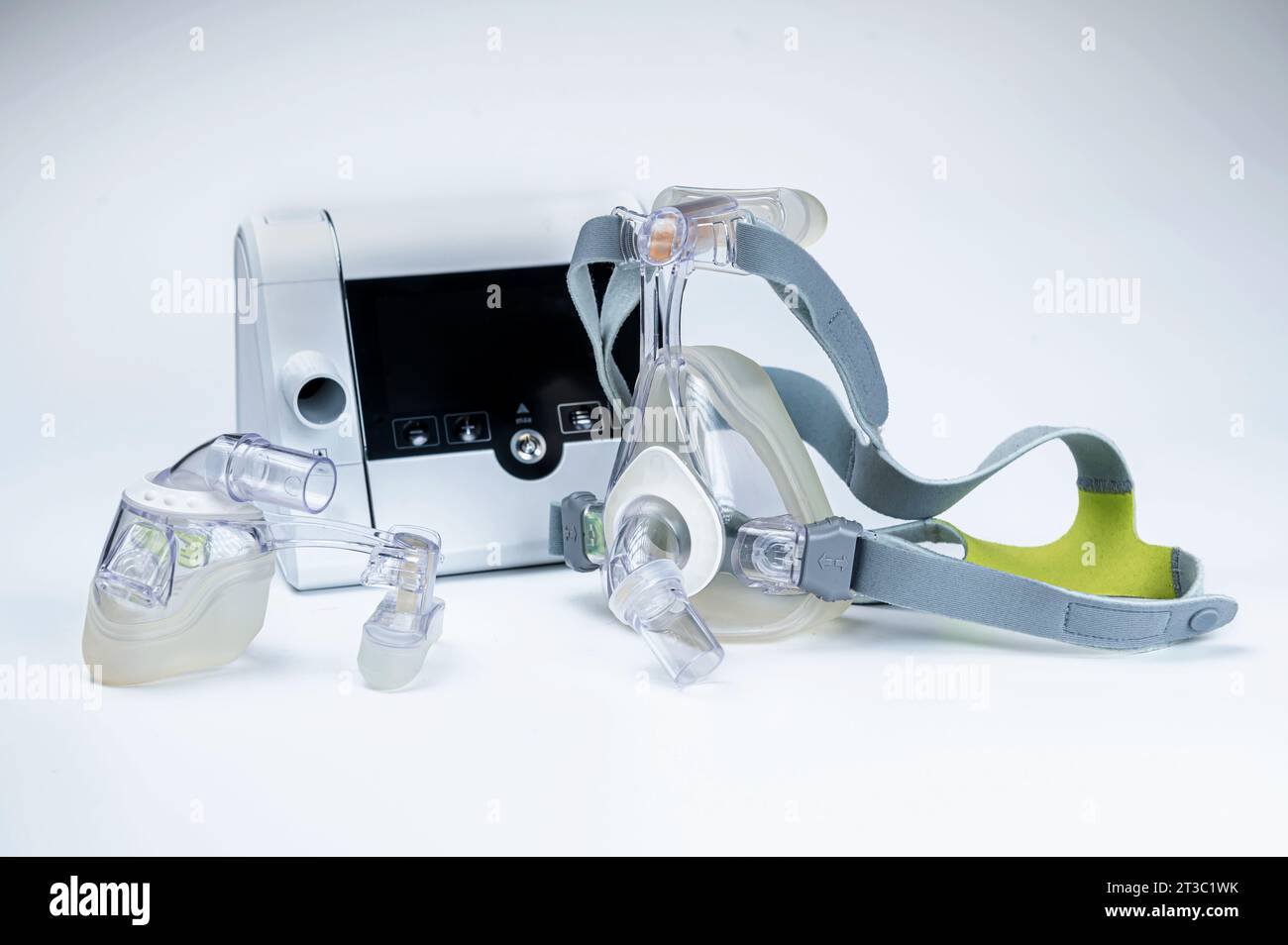 CPAP machine with mask and hose, for people with sleep apnea ...